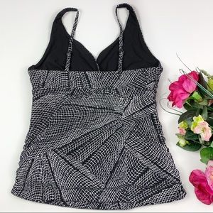 Captiva | Swim | Captiva Underwire Surplice Tankini Swim Top M | Poshmark